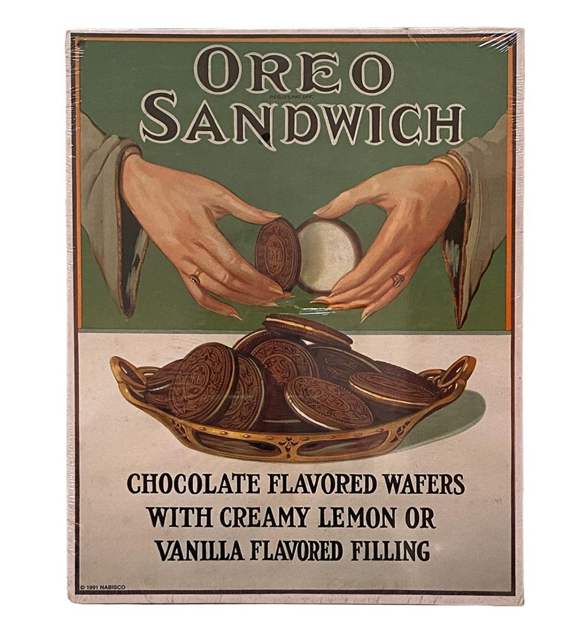 Reproduction Advertising Sign – Oreo Sandwich – Giftpalace